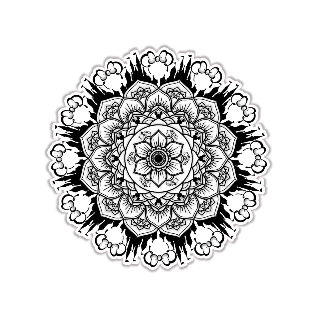 Minnie Medallion Full Color Vinyl Sticker – Custom Size – Sports ...