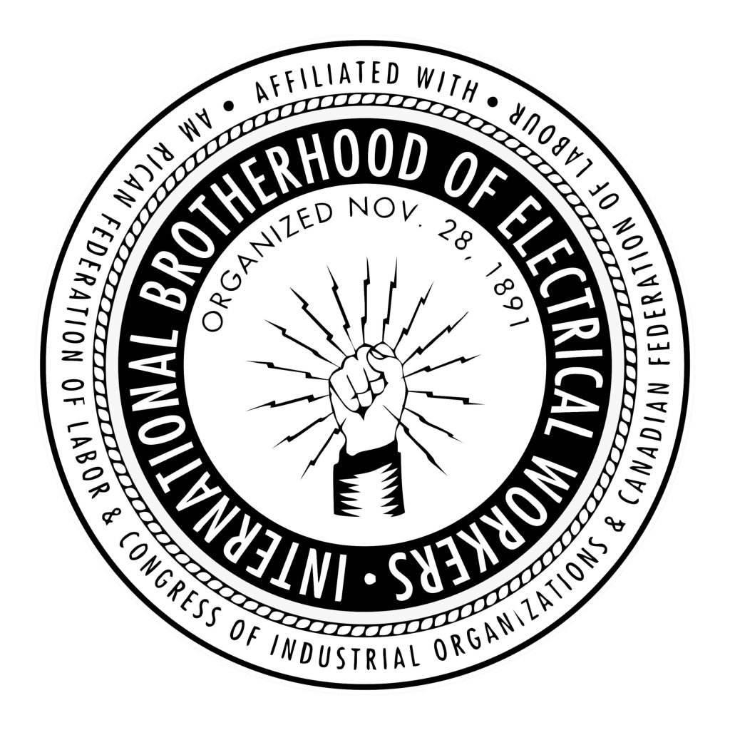 IBEW Symbol Full Color Vinyl Decal – Custom Size – Sports Stickers USA