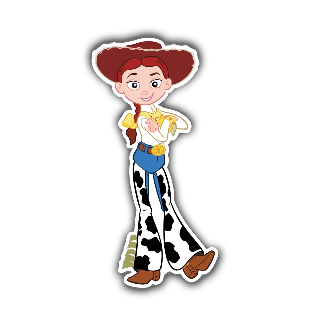 Toy Story Jessie Full Color Vinyl Sticker – Custom Size – Sports ...