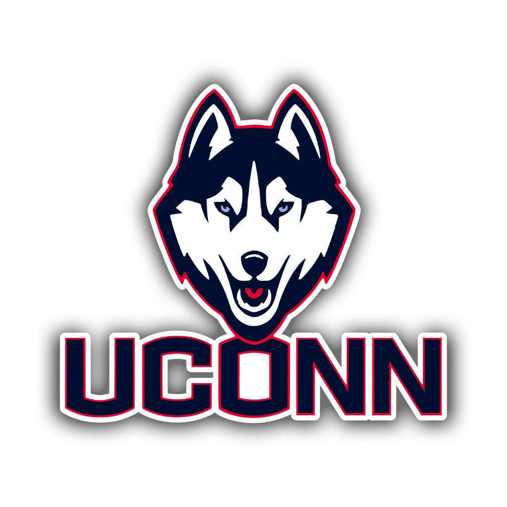 UConn Full Color Vinyl Decal – Custom Size – Sports Stickers USA