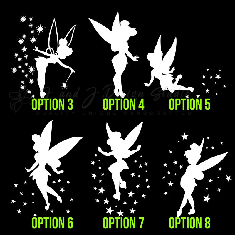 Tinkerbell Vinyl Decal – Custom Size – Sports Stickers USA