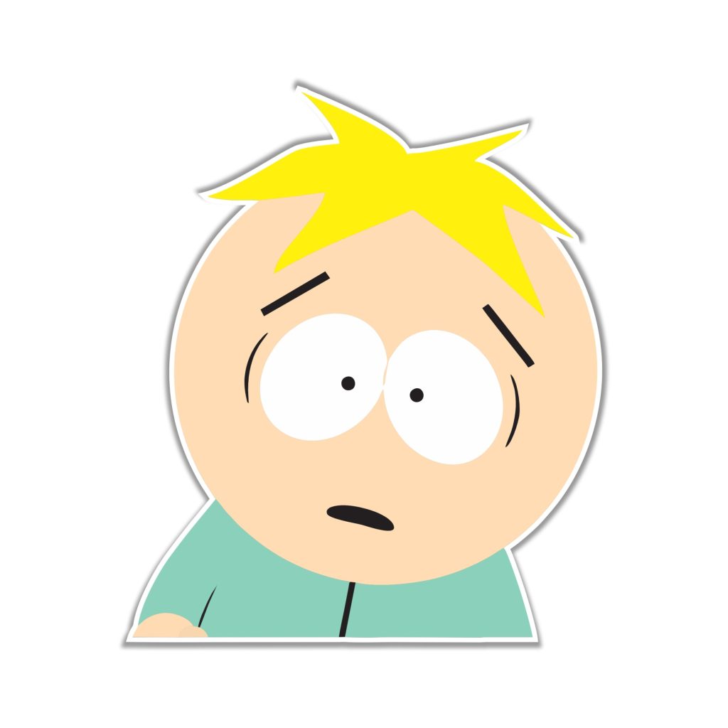 Butters Full Color Vinyl Decal – Custom Size – Sports Stickers USA