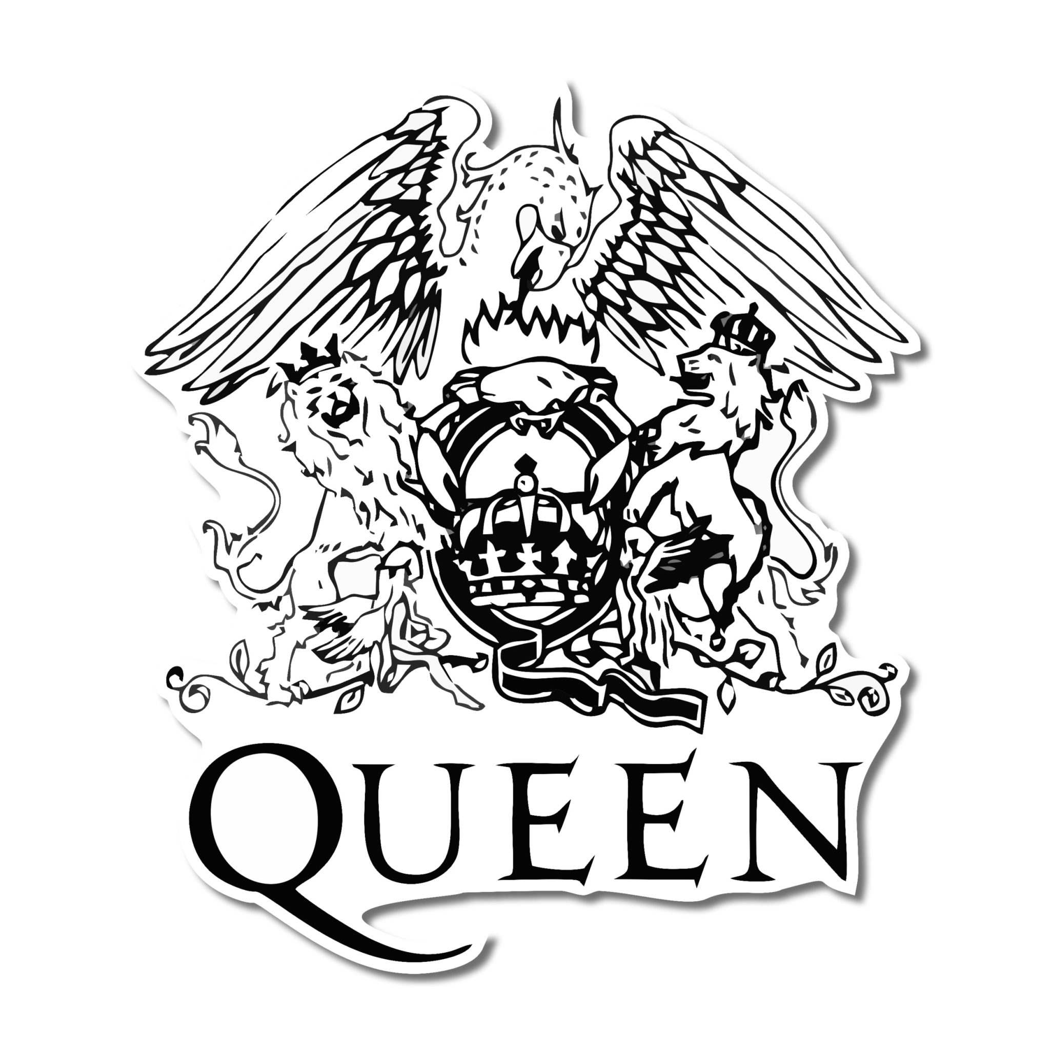 Queen Full Color Vinyl Decal – Custom Size – Sports Stickers USA