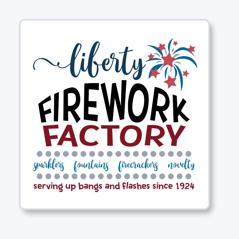 Firework Factory – Temporary Tattoo – Sports Stickers USA